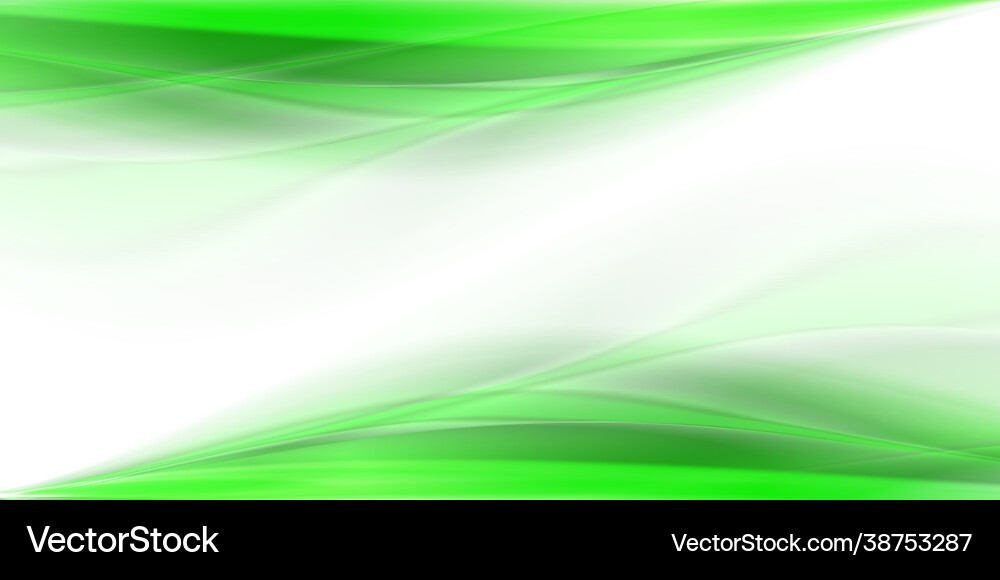 Green Smoke Wave Background Royalty Free Vector Image