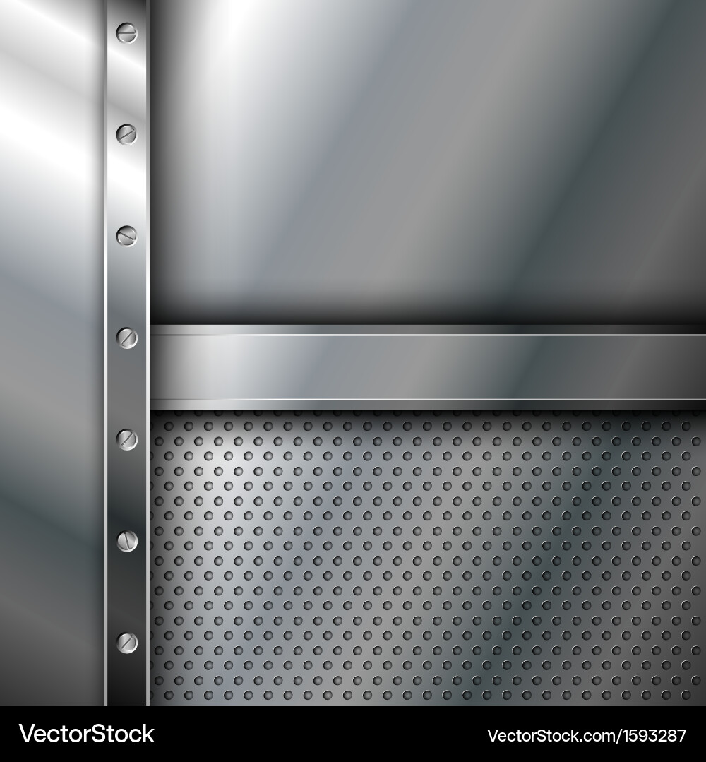 Metallic Sheet Texture Royalty Free Vector Image