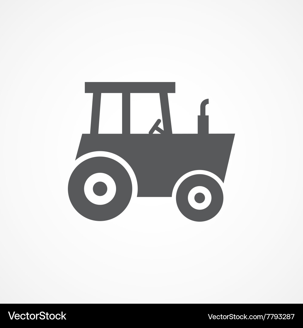 Tractor icon Royalty Free Vector Image - VectorStock