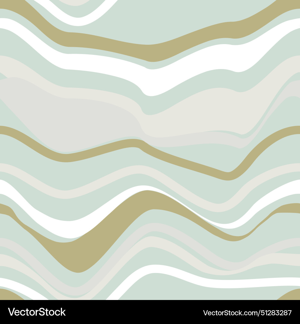 Waved lines seamless patterns with variated width Vector Image
