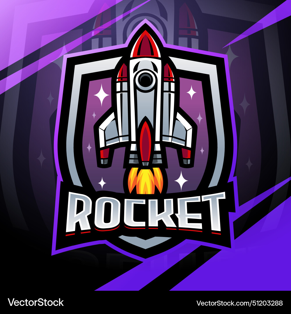 Rocket Mascot Logo