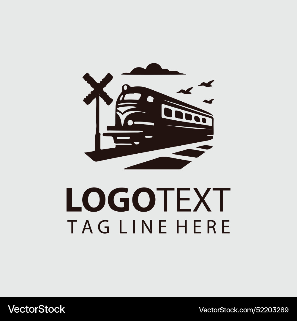 Train logo Royalty Free Vector Image - VectorStock