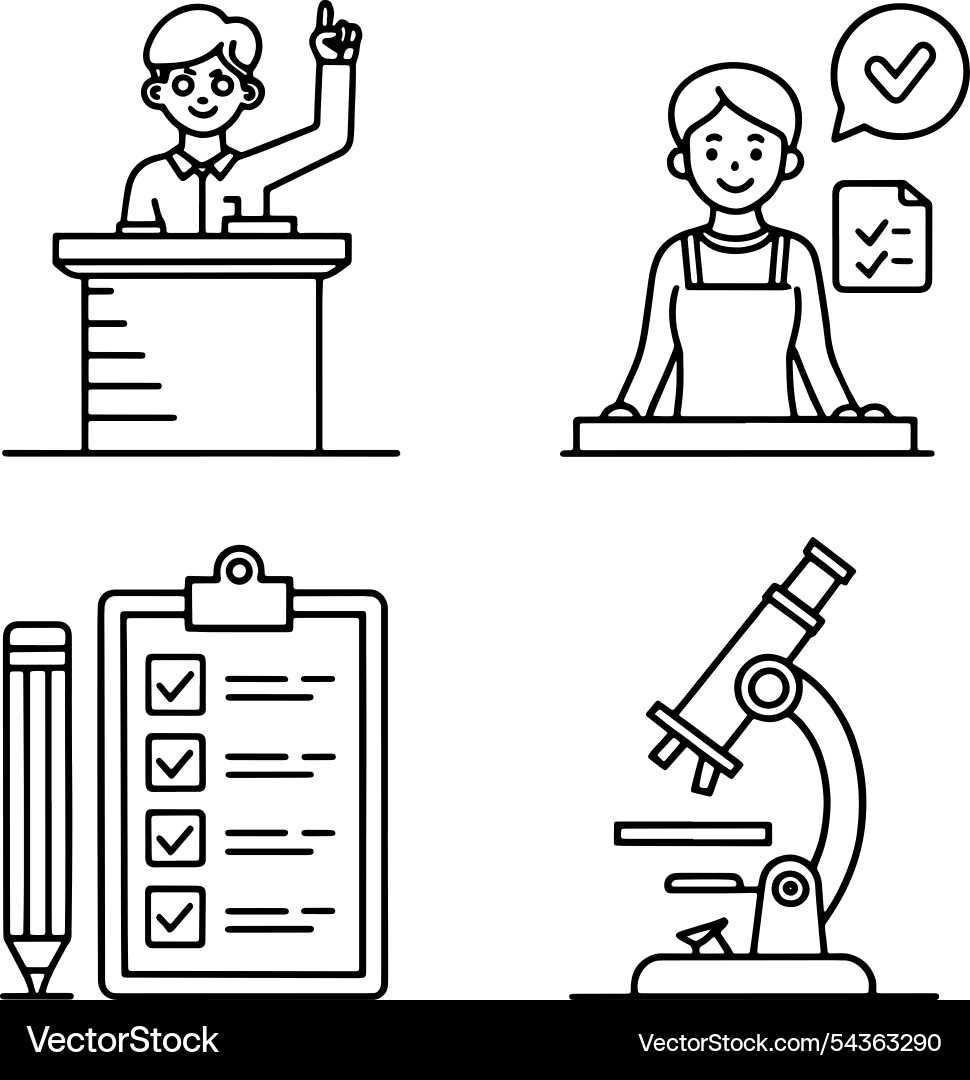 Upgrading skills training session Royalty Free Vector Image