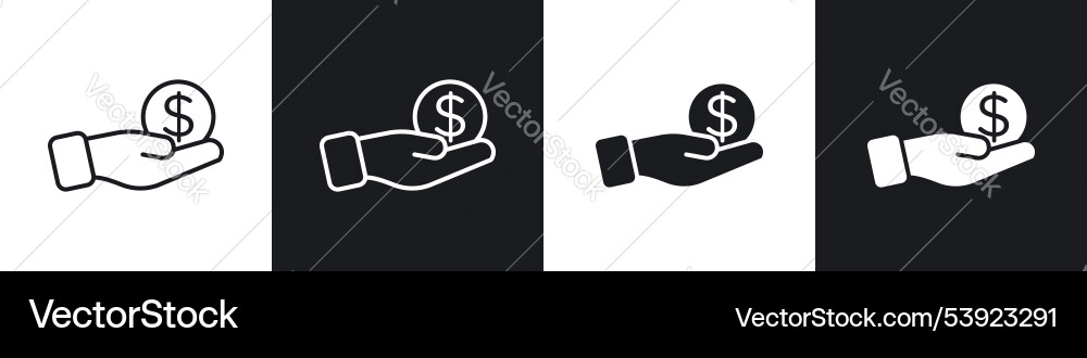 Borrower icon Royalty Free Vector Image - VectorStock