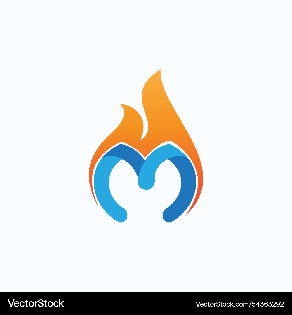 M logo design icon Royalty Free Vector Image - VectorStock