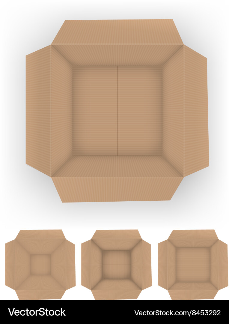 Recycle brown box Royalty Free Vector Image - VectorStock