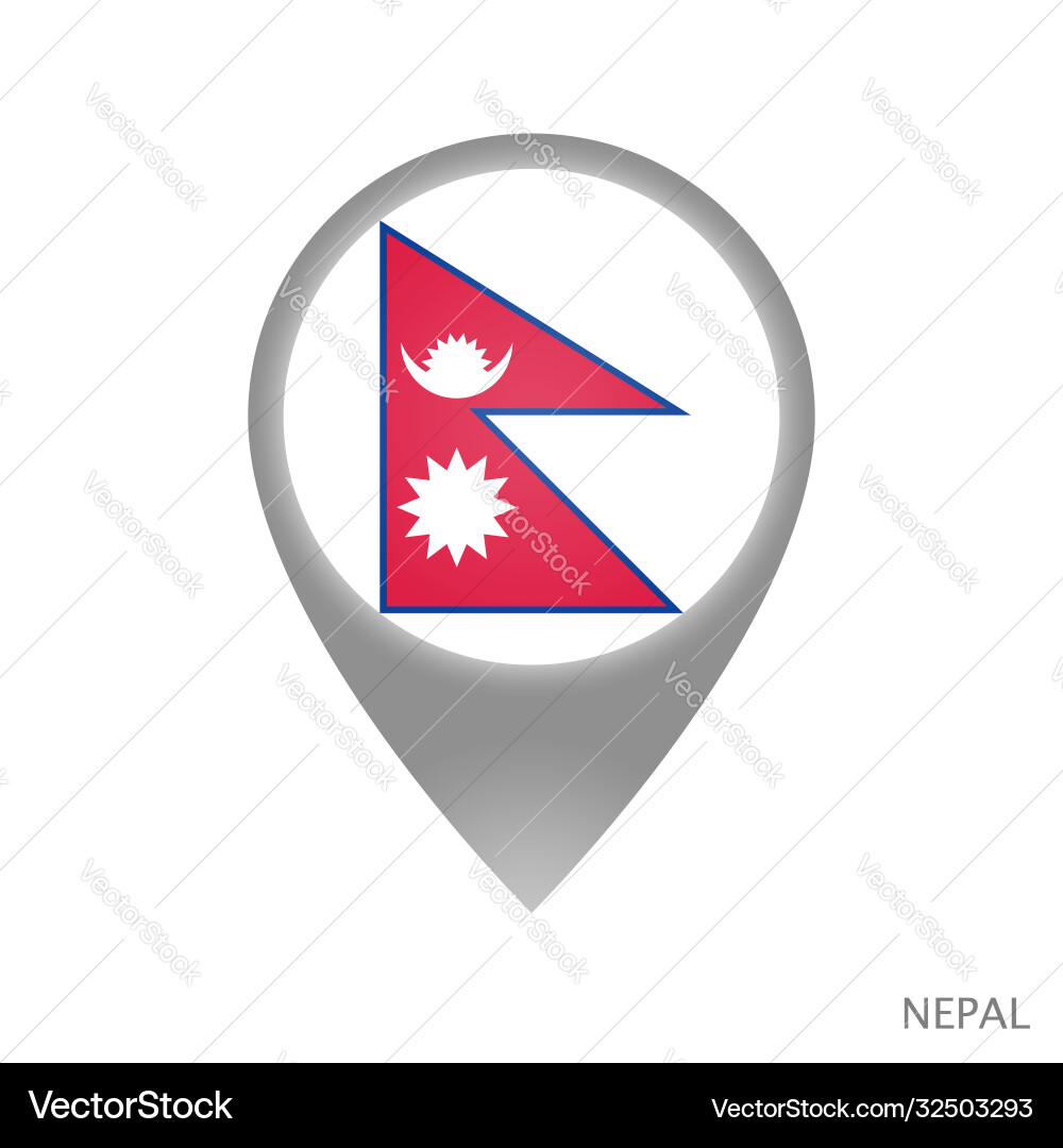 Nepal point Royalty Free Vector Image - VectorStock