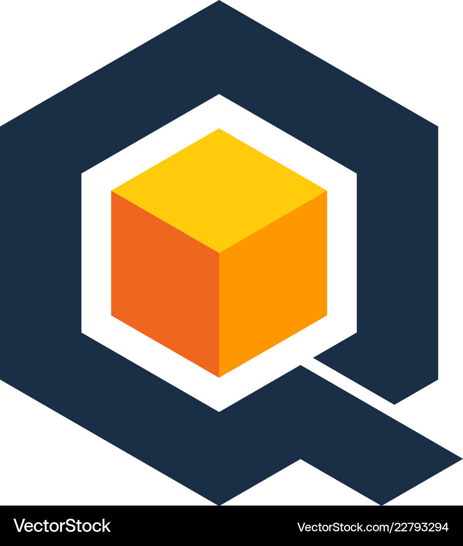 3d Letter Logo Q Vector Images (over 1,300)