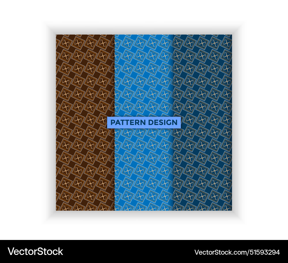 Simple and modern patterns design template Vector Image