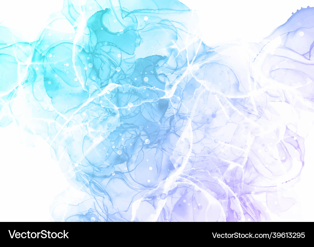 Abstract alcohol ink background Royalty Free Vector Image