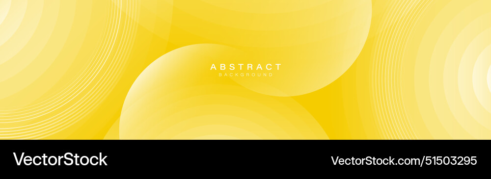 Abstract yellow background with a white geometric Vector Image