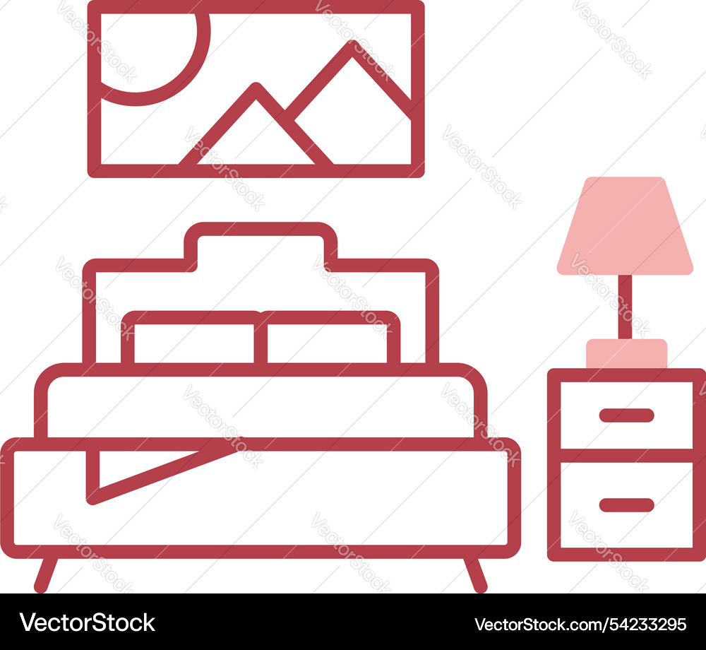 Bedroom Royalty Free Vector Image - VectorStock