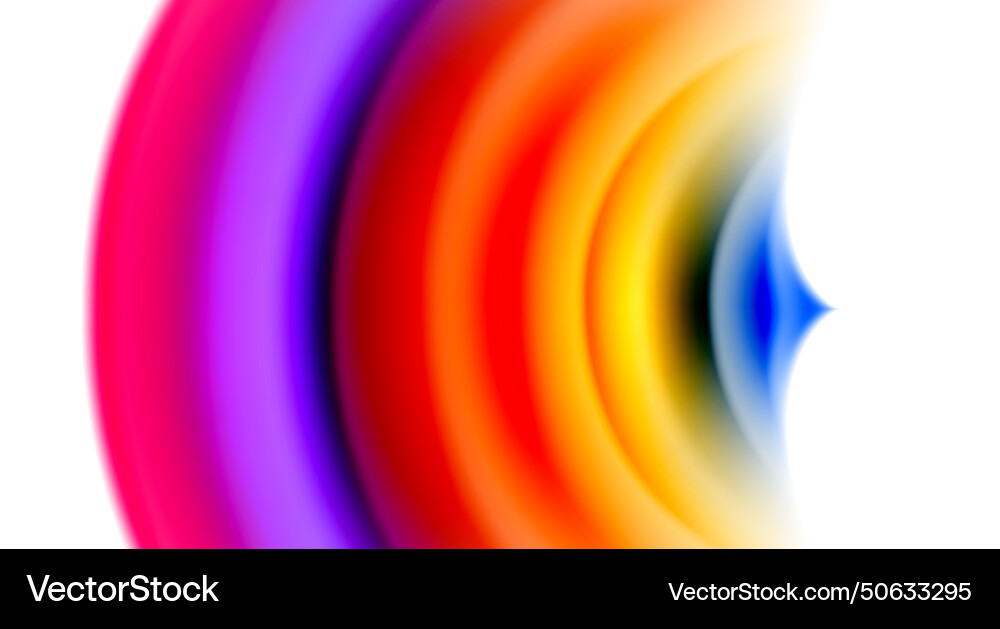 Color mixing liquid rainbow shape background Vector Image