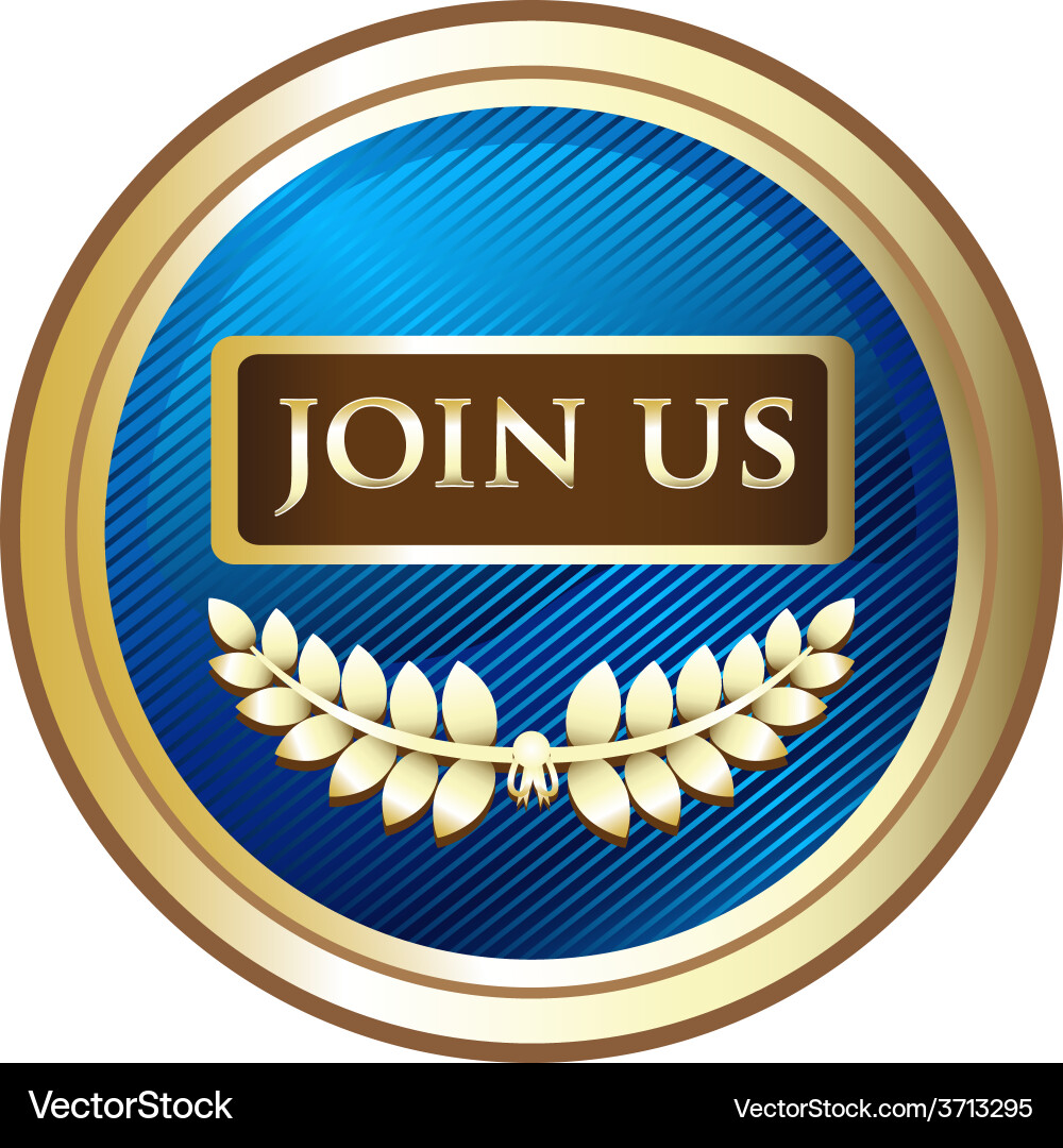 Join us Royalty Free Vector Image - VectorStock