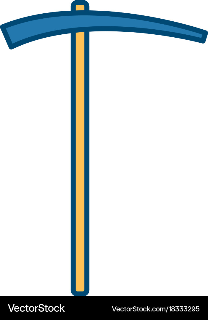 Pick construction tool Royalty Free Vector Image