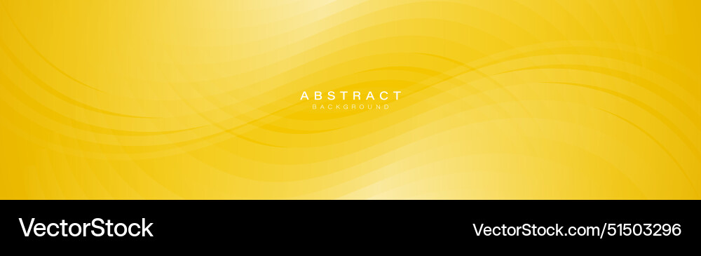 Abstract yellow background with white geometric Vector Image