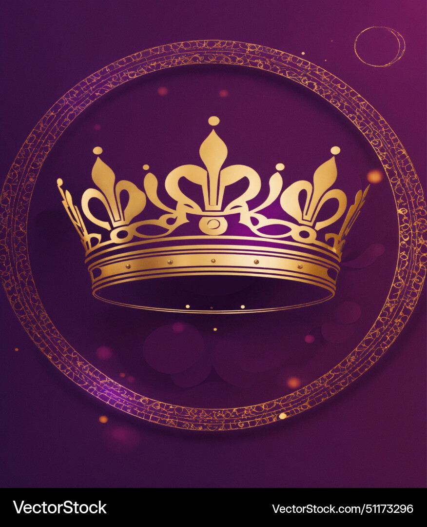 An of a crown Royalty Free Vector Image - VectorStock