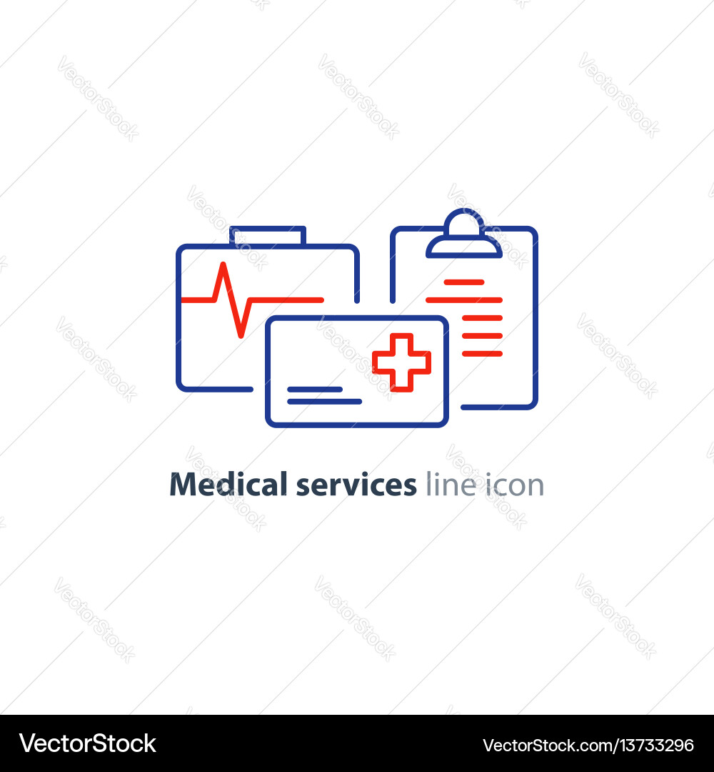 Healthcare Services Icon Royalty Free Vector Image