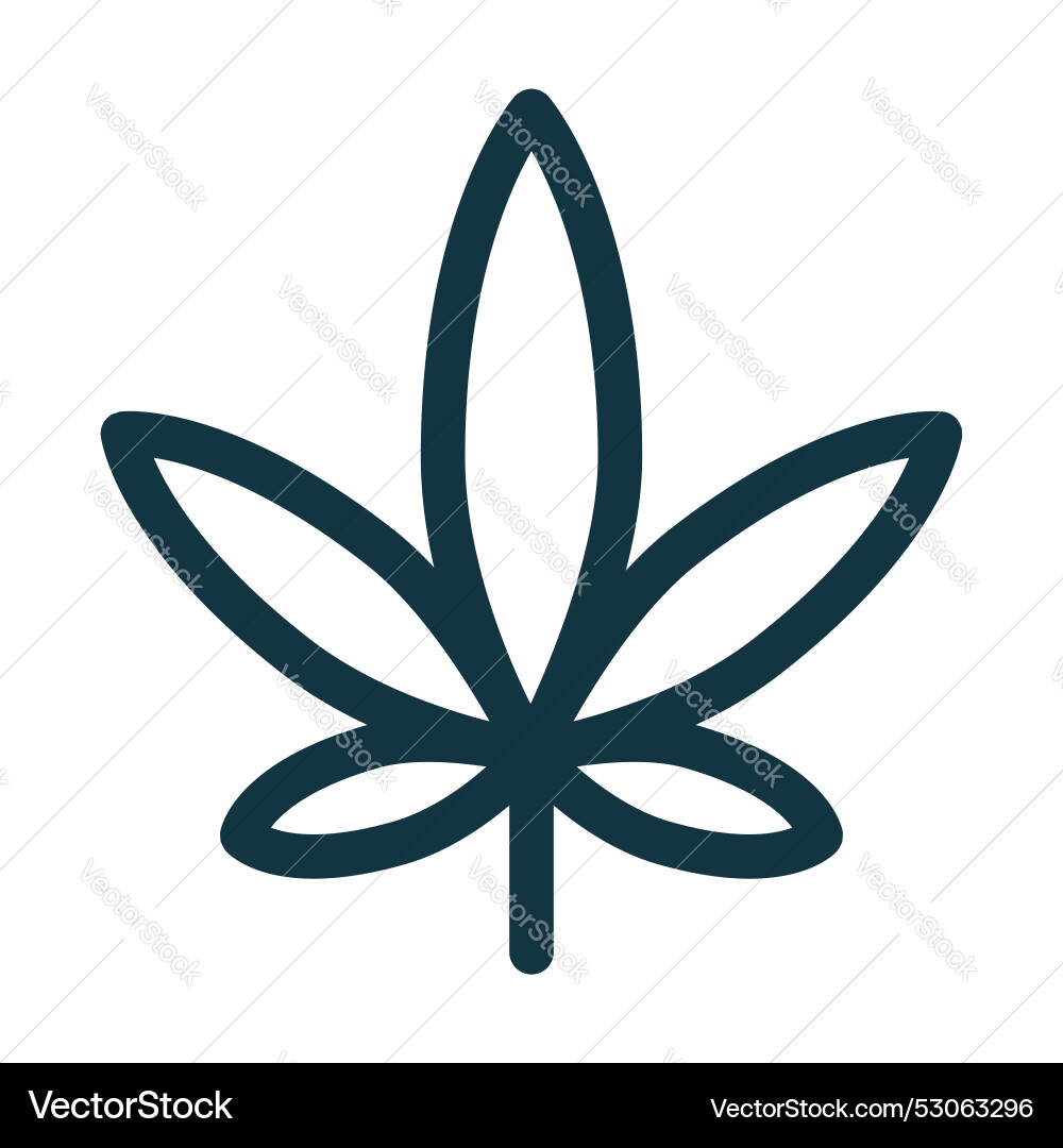 Hemp icon natural fiber Royalty Free Vector Image