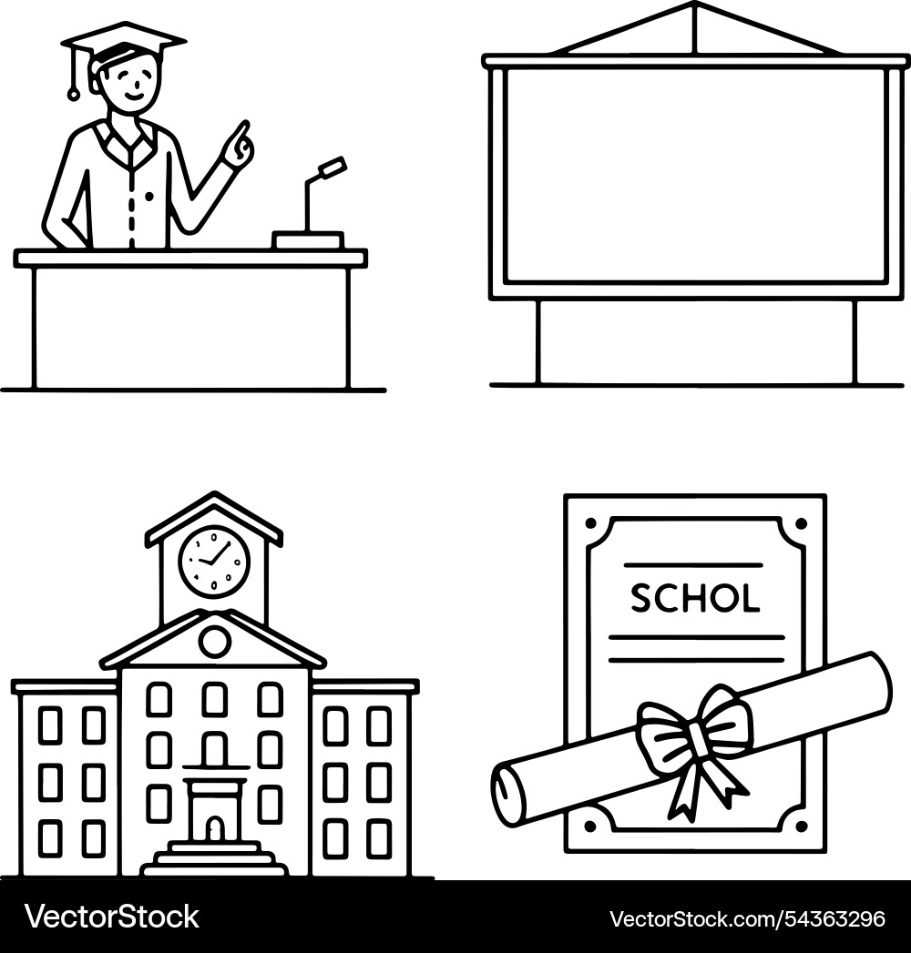 Learning curve professional training Royalty Free Vector