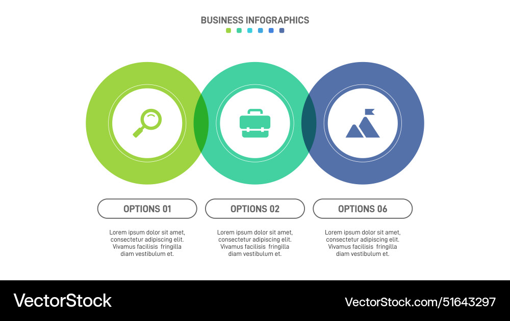 Horizontal progress bar featuring 3 arrow-shaped Vector Image