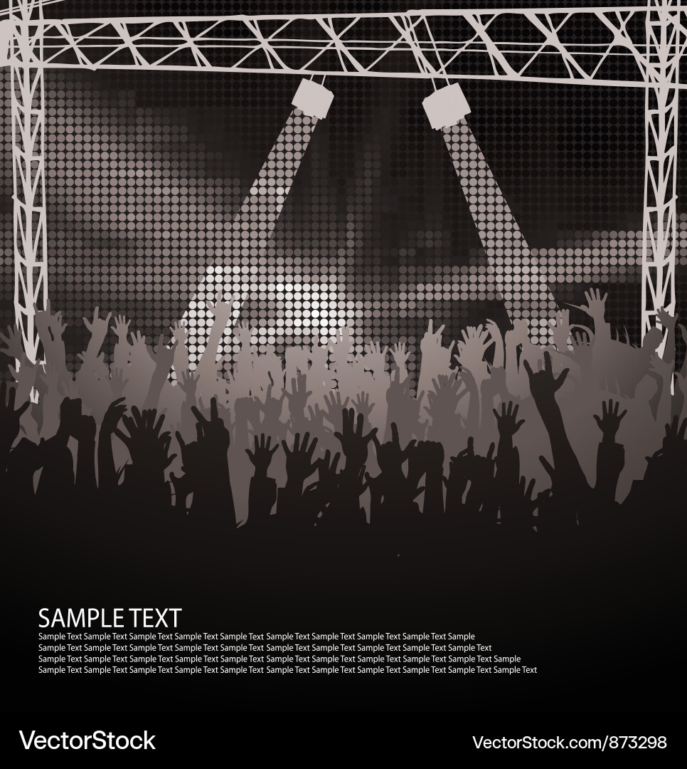 Concert poster Royalty Free Vector Image - VectorStock