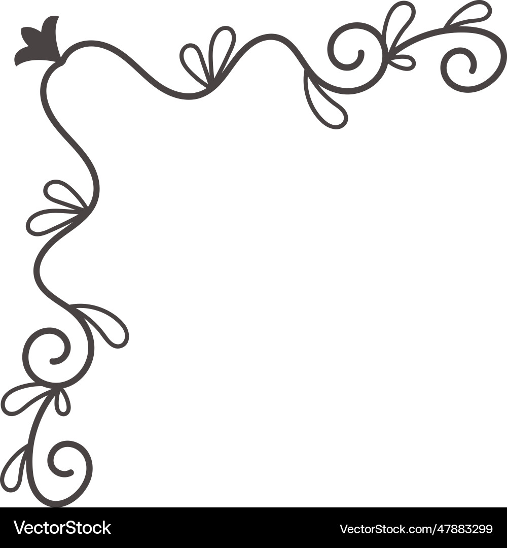 Calligraphy Corner Border Designs Page Corner Engraving Designs