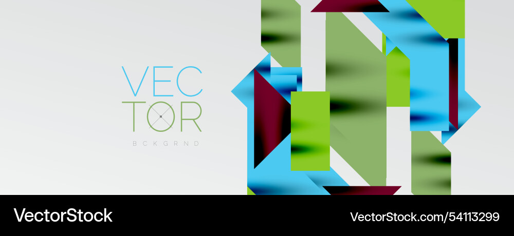 Dynamic lines and triangles Royalty Free Vector Image