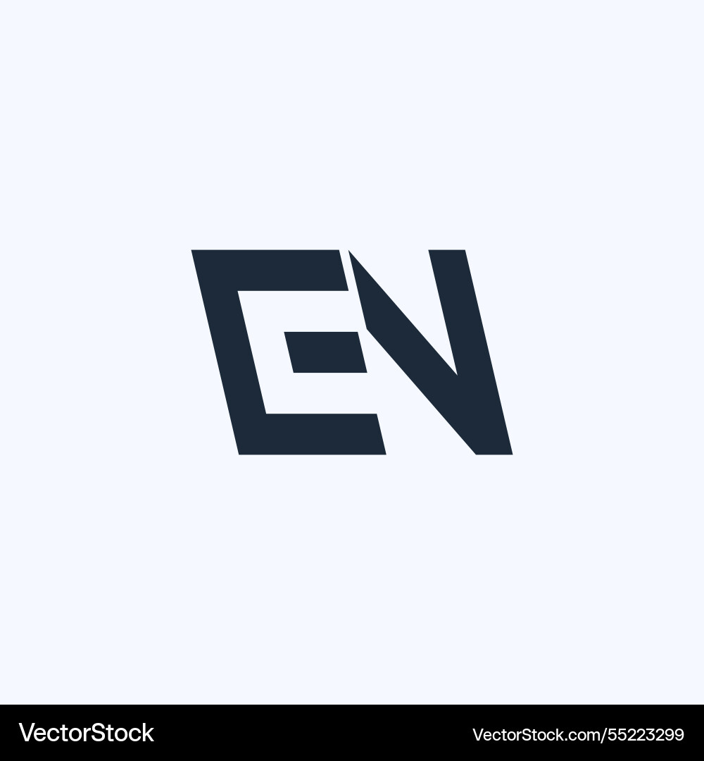 Ev abstract letters logo monogram Royalty Free Vector Image