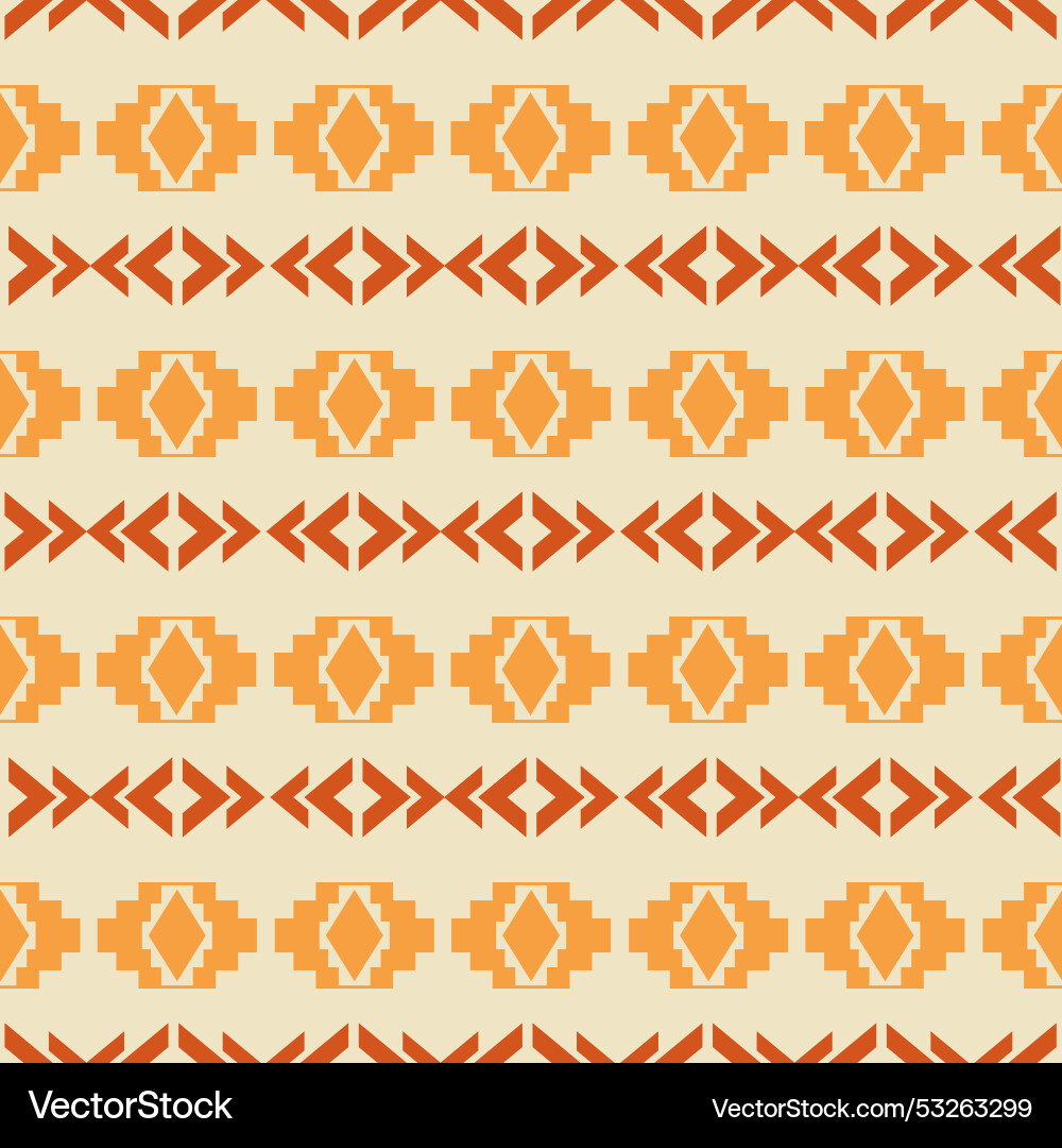 Southwestern aztec seamless pattern navajo print Vector Image