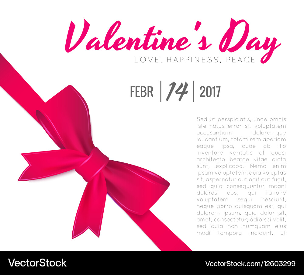 Valentine s day celebratory background Royalty Free Vector