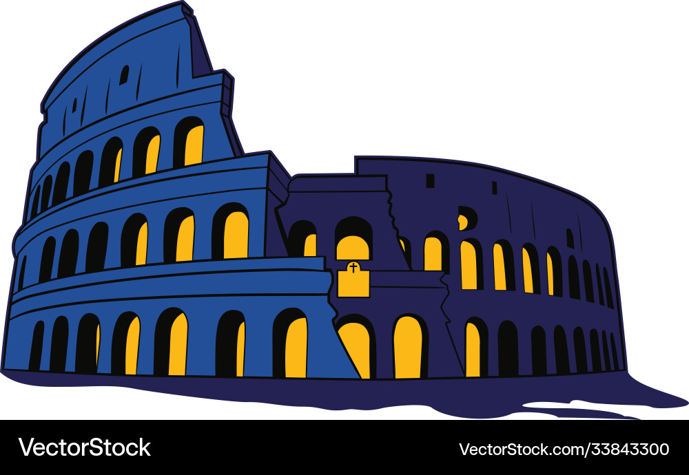 Colosseum Royalty Free Vector Image - VectorStock