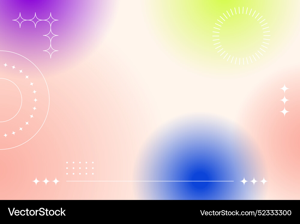 Gradient trendy background Royalty Free Vector Image