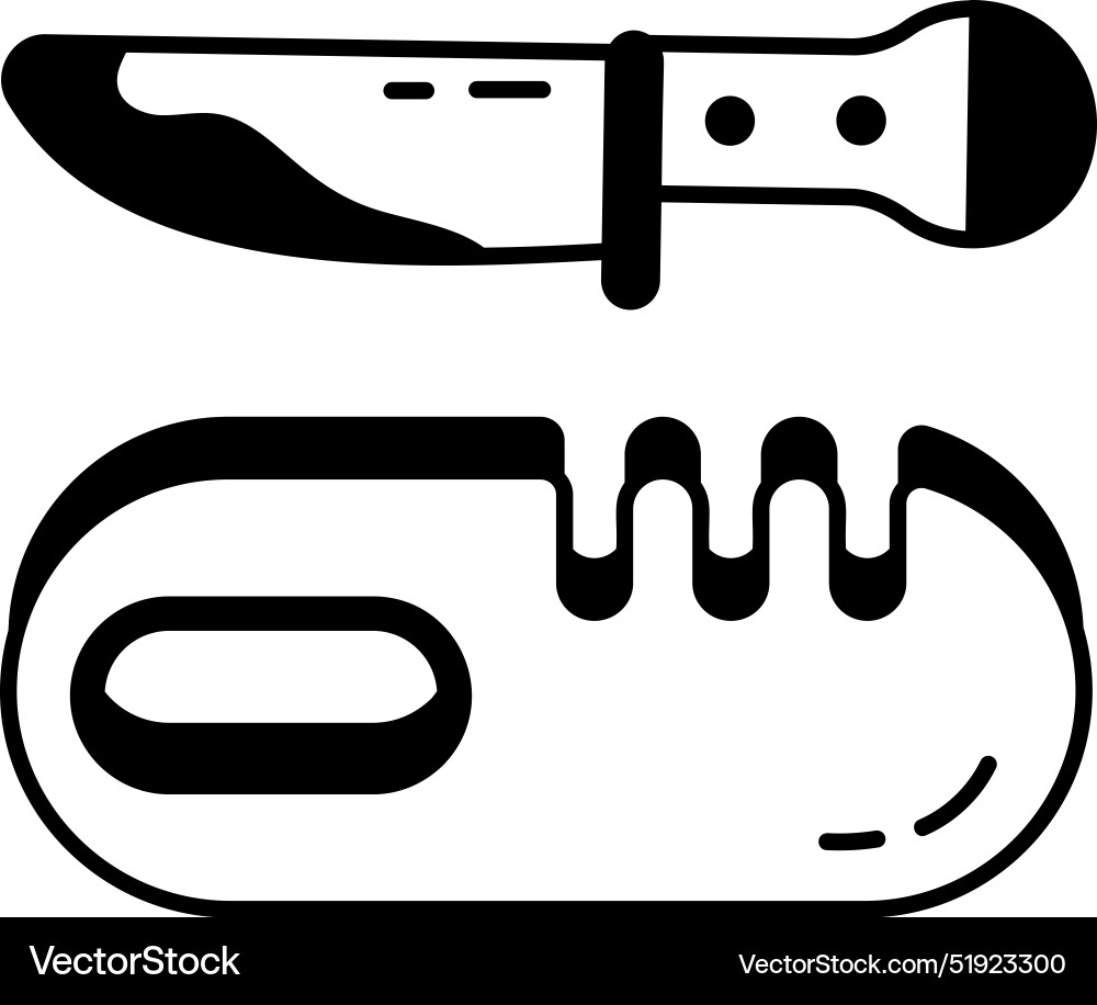 Knife sharpener Royalty Free Vector Image - VectorStock