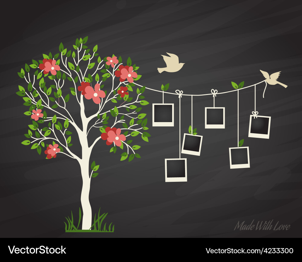 Memory Tree Royalty Free Vector Image Vectorstock