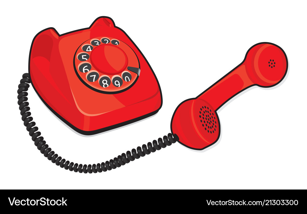 Telephone Royalty Free Vector Image - VectorStock