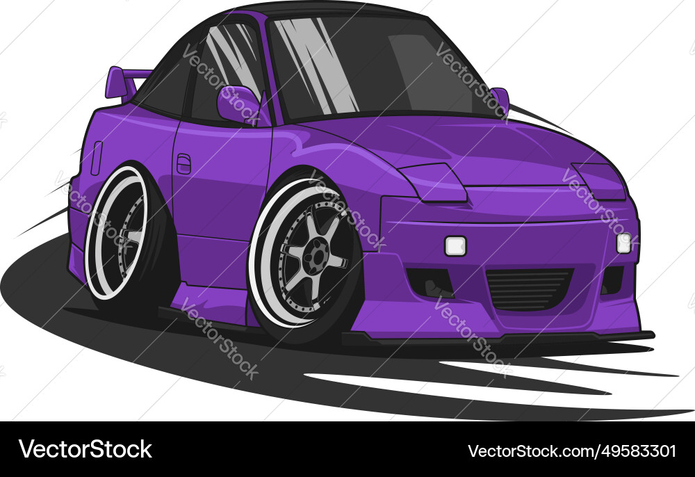 180 jdm japan car Royalty Free Vector Image - VectorStock
