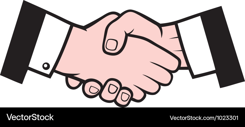 Handshake Royalty Free Vector Image - VectorStock