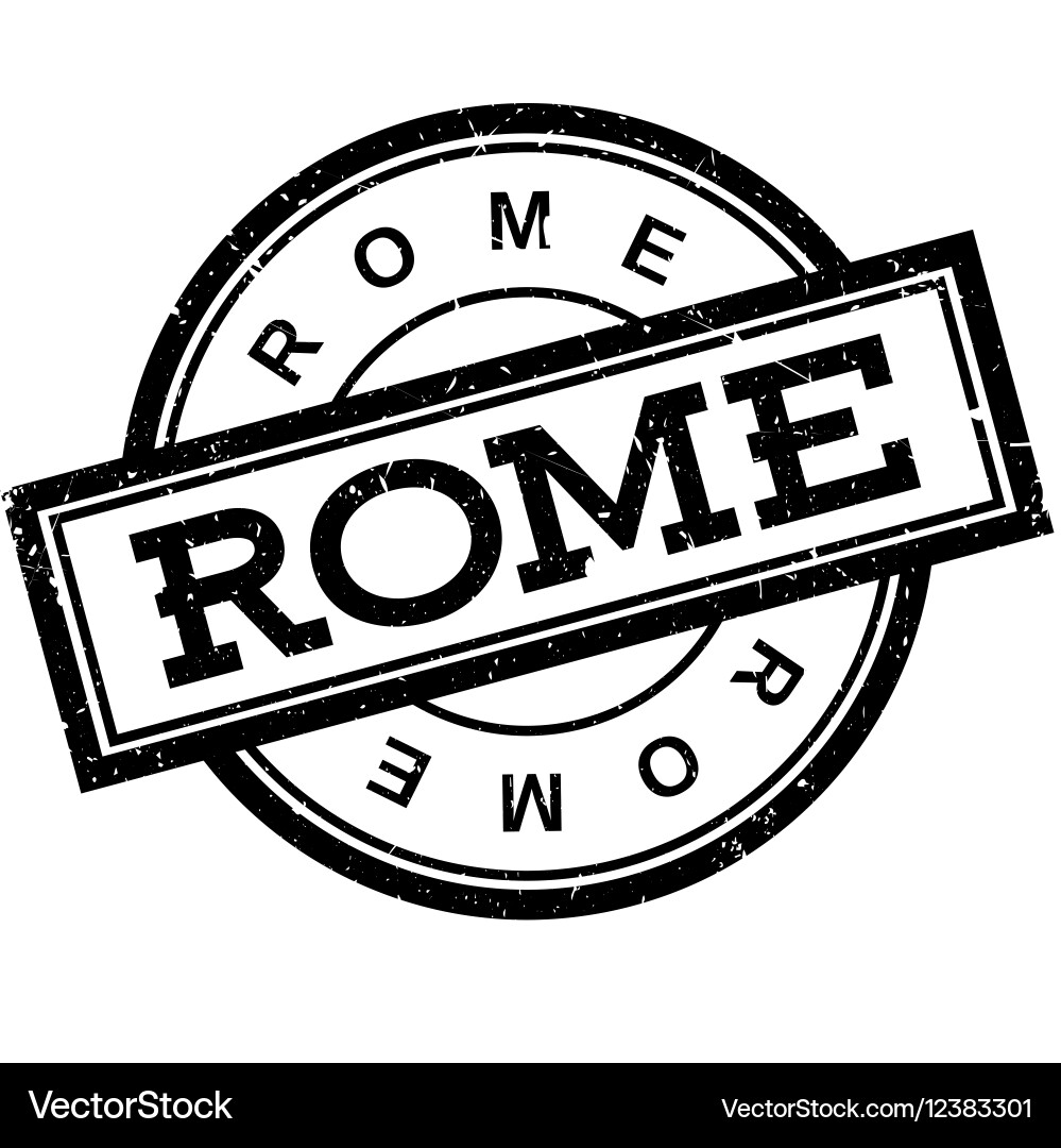 Rome rubber stamp Royalty Free Vector Image - VectorStock