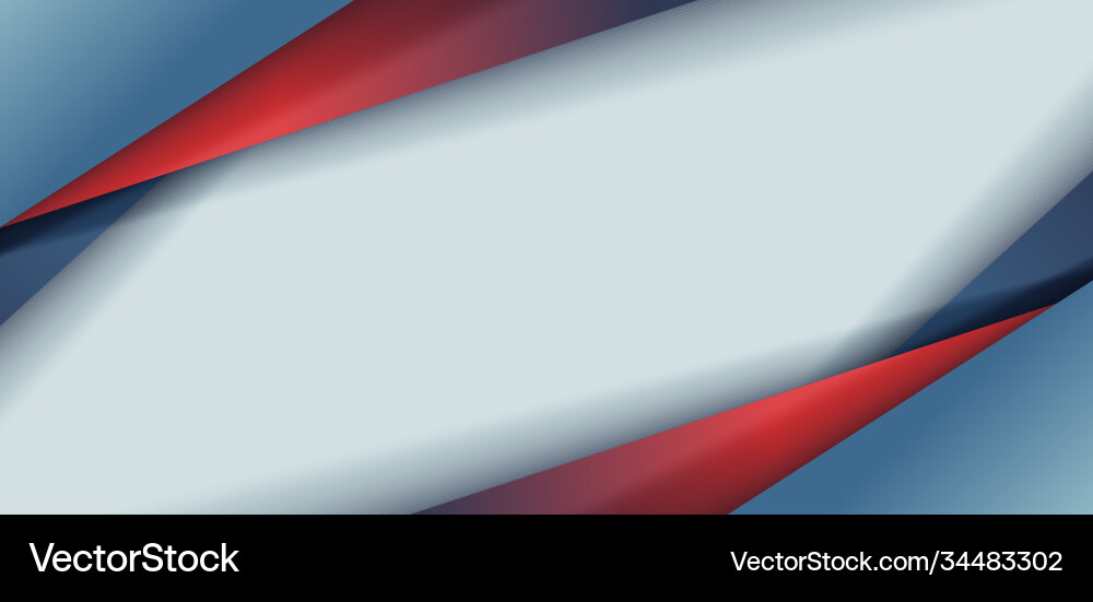 Abstract modern template blue and red gradient Vector Image