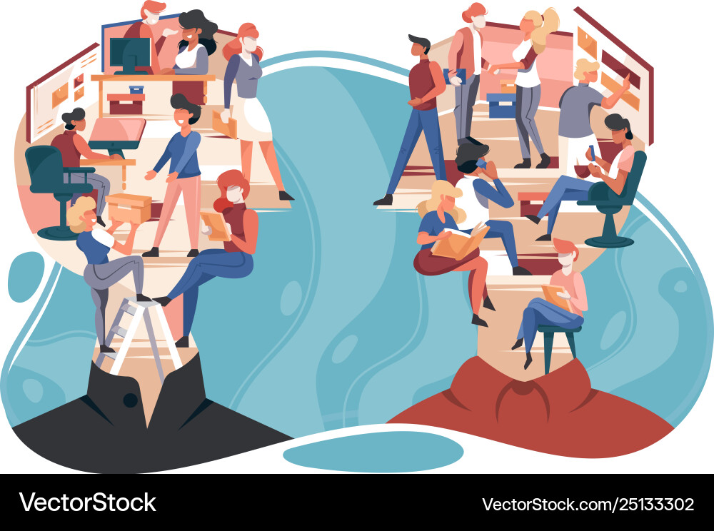 Abstract People Concepts Royalty Free Vector Image