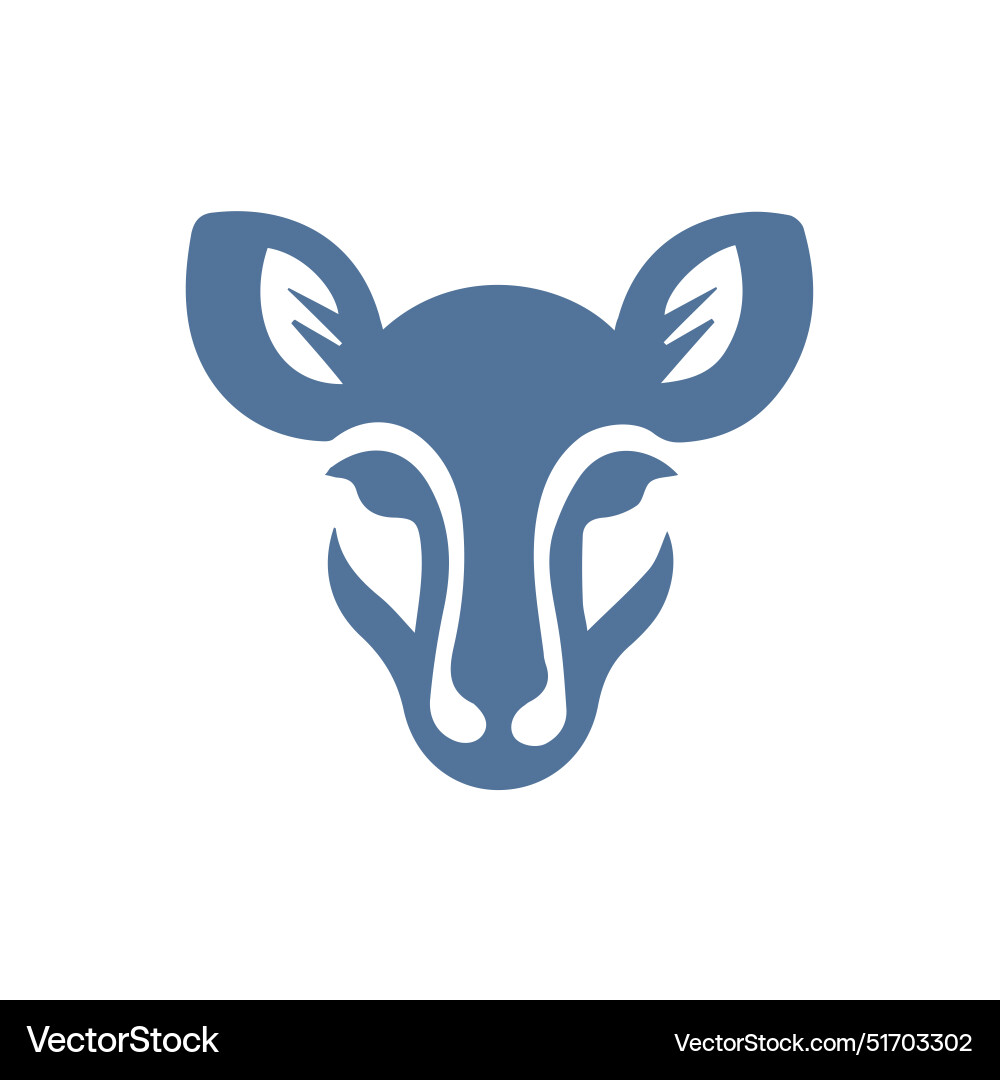 Pet goat logo Royalty Free Vector Image - VectorStock