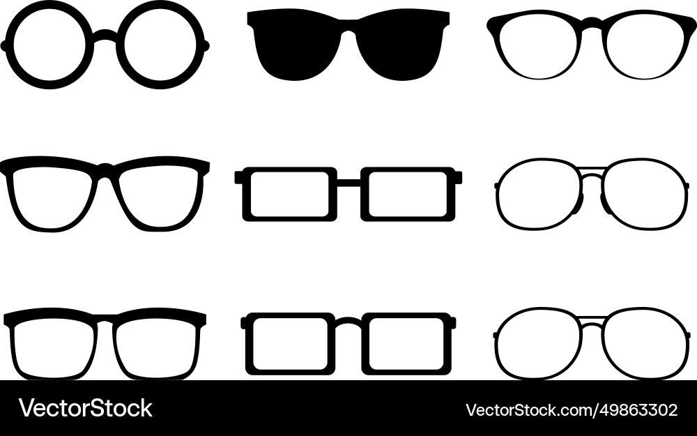 Sun Glasses Royalty Free Vector Image Vectorstock