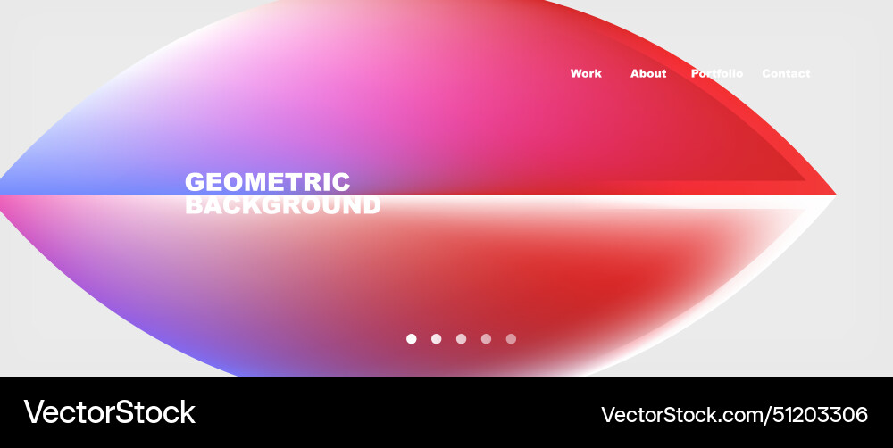 Circle gradient with red blue and purple hues Vector Image