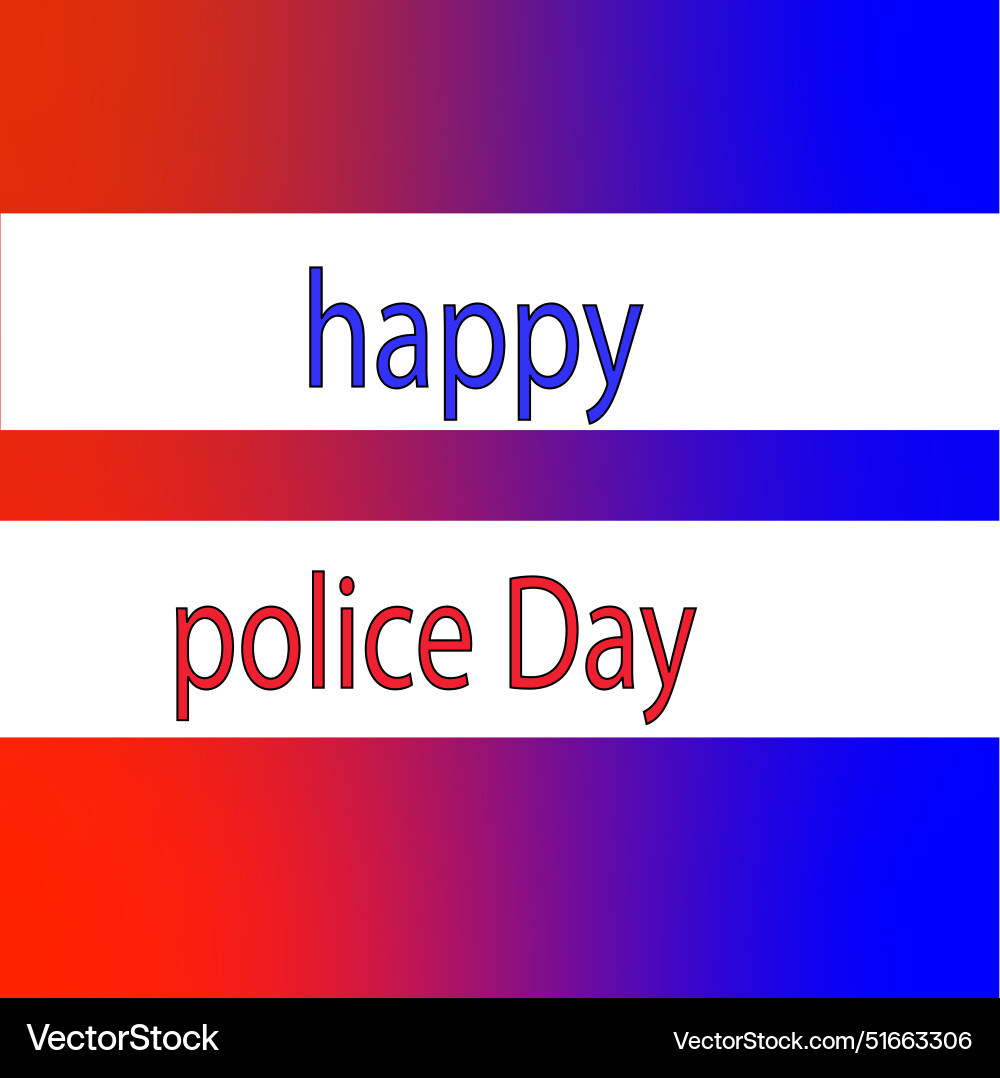 International police day Royalty Free Vector Image