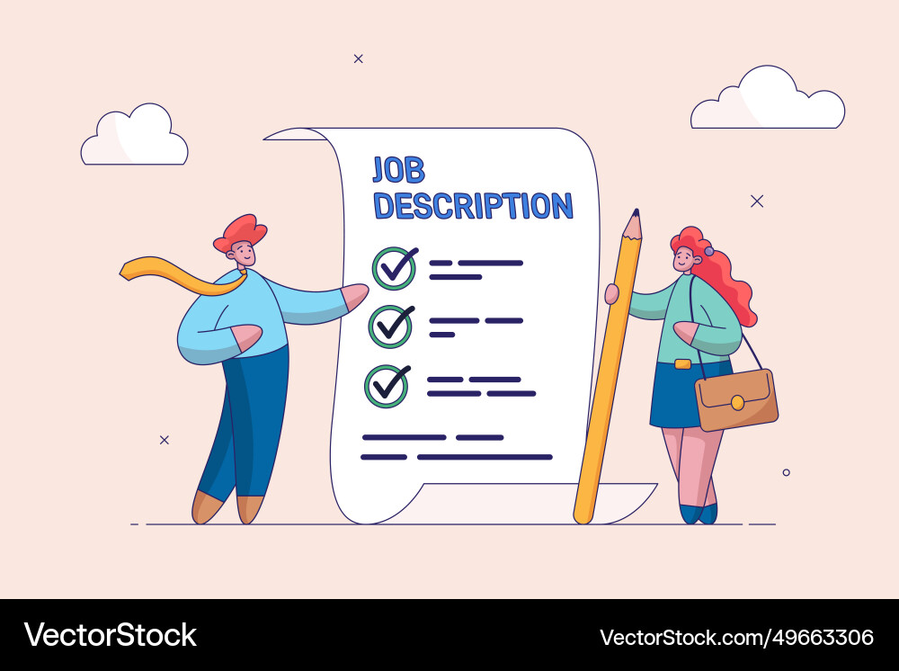 Job Application Concepts Royalty Free Vector Image