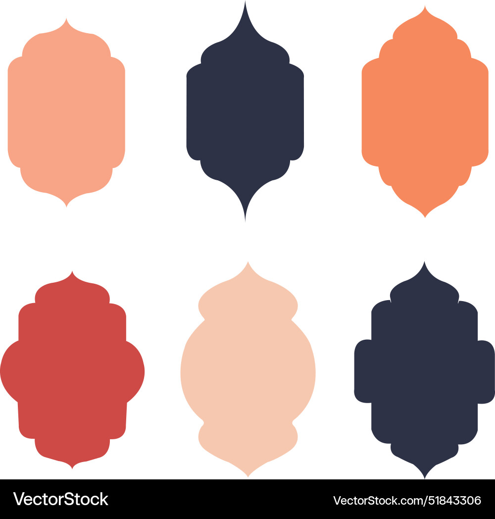 Shapes design Royalty Free Vector Image - VectorStock