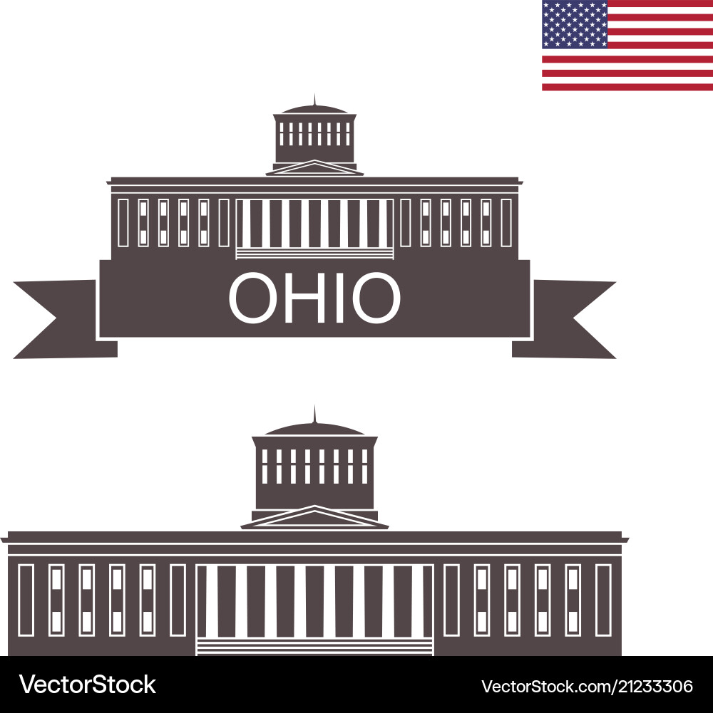 State of ohio Royalty Free Vector Image - VectorStock