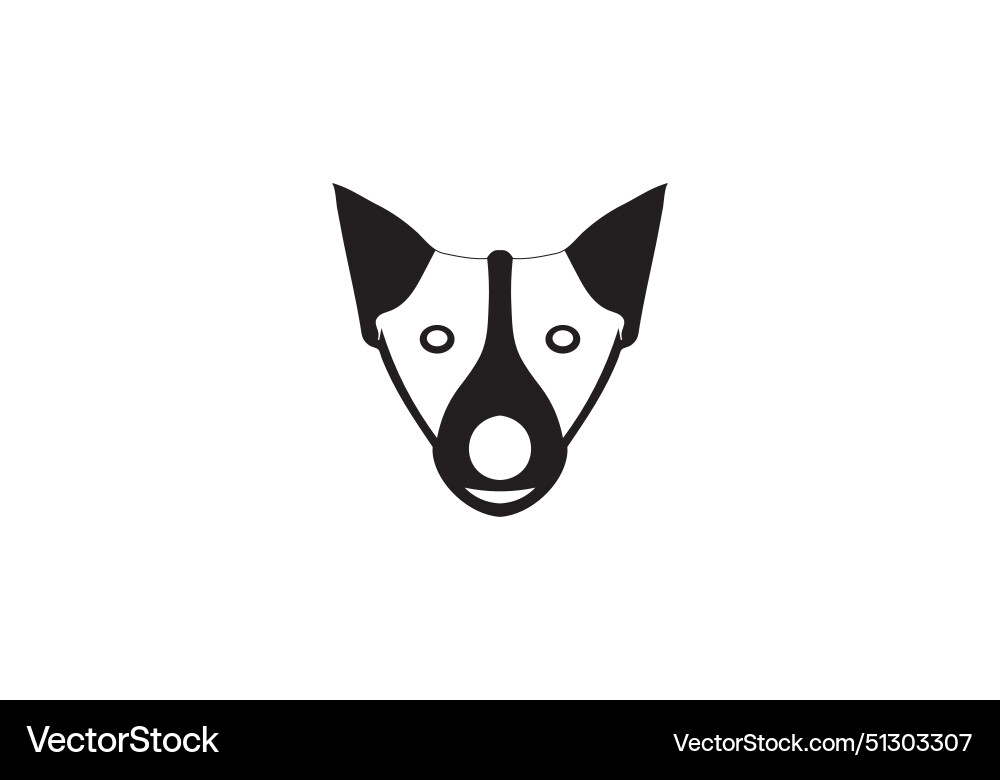 Basenji dog minimal style icon design Royalty Free Vector