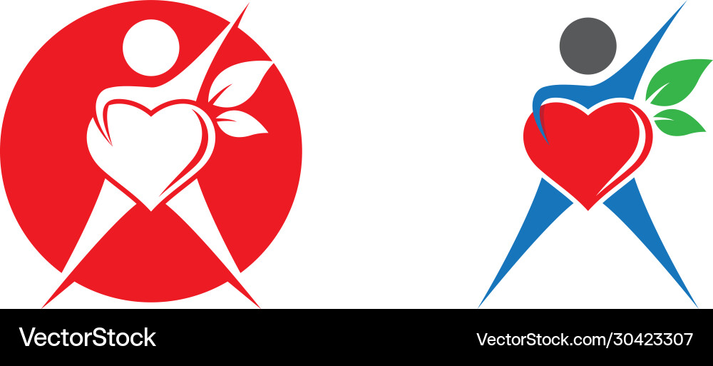 Healthy heart icon Royalty Free Vector Image - VectorStock